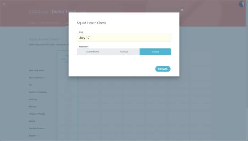 Team Radar Online Tool | TeamRetro