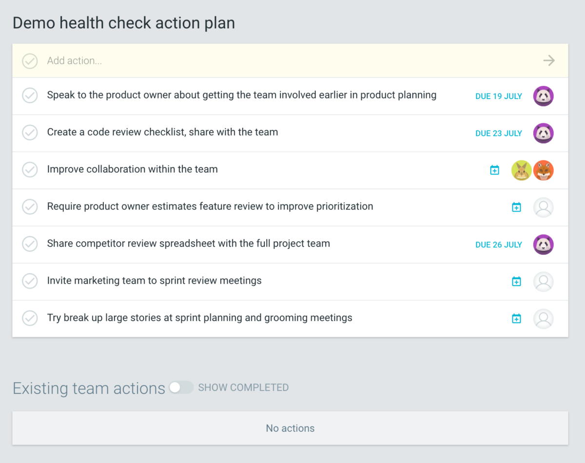 Team Health Checks for Remote Teams and Squads - TeamRetro