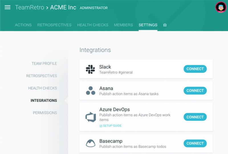 Slack Integration | TeamRetro