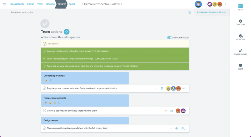 Rétrospective des quatre L | Les 4L - TeamRetro