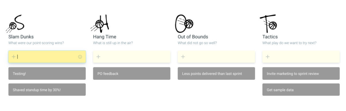 Sports Retrospective | Facilitating a Retro | TeamRetro
