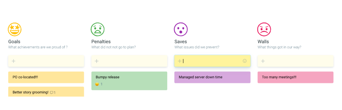 Sports Retrospective | Facilitating a Retro | TeamRetro