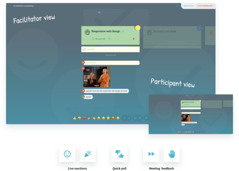 Teamretro Retrospective Features Streamline Agile Retrospective