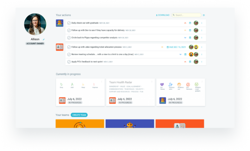 Teamretro Retrospective Features Streamline Agile Retrospective