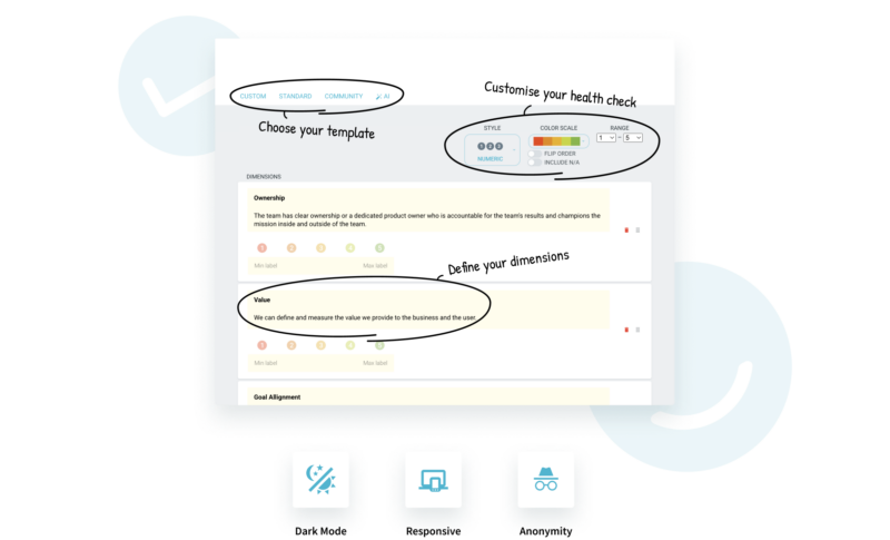 Health Check Features - TeamRetro