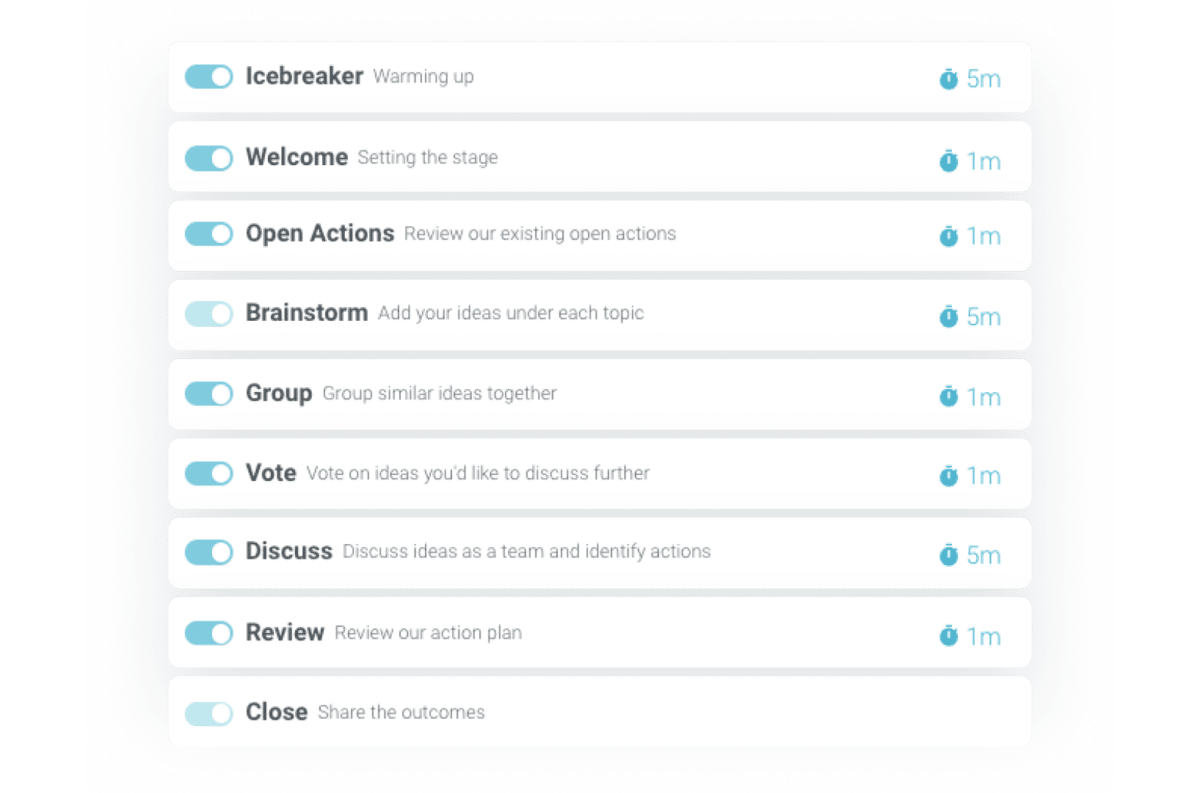 TeamRetro Retrospective Features | Streamline Agile Retrospective
